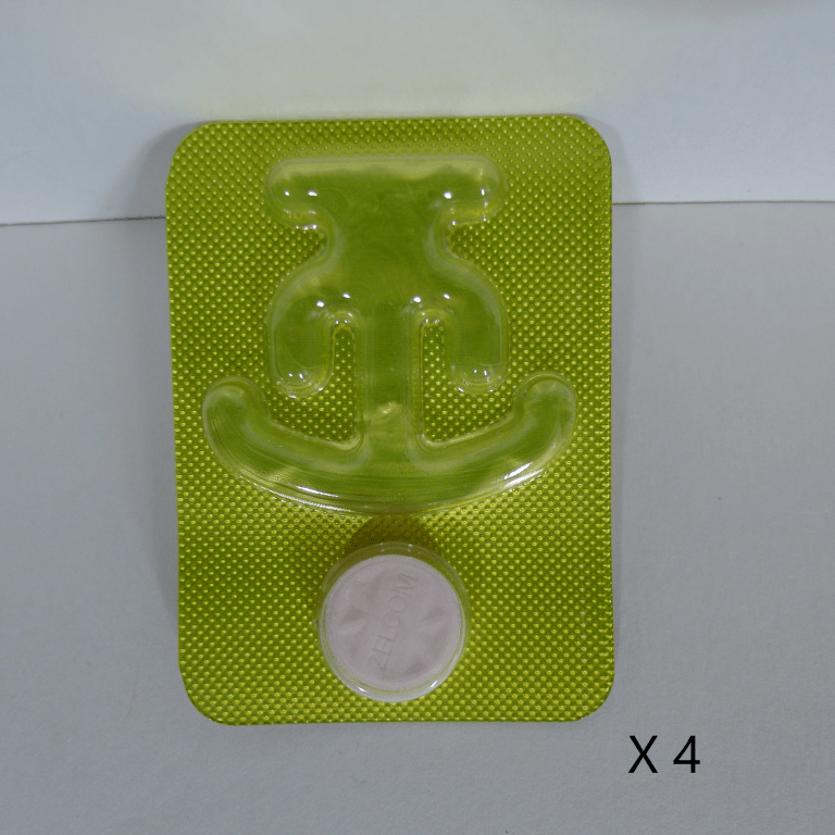 Zelcom Tab. Anthelmintic 500mg 4 Tablets (4Boxes) Standard Shipping ...